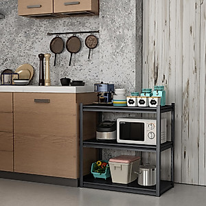 Elitehouse 32" W Garage Shelving,900LBS Loads Adjustable Garage Storage Shelves, 3-Tier Metal Storage Racks and Shelving Units, Utility Rack Shelves (16" D x 32" W x 32" H)