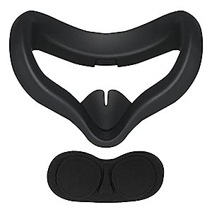 Accessories for Oculus Quest 2, Sweatproof Face Cover for Oculus Quest 2 Headset & Quest 2 Facial Interfaces, with a Lens Cover