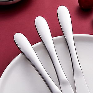 Aebeky 16-Piece Stainless Steel Table Knives,Dinner Knives Set,9.1-Inch (16-Piece)