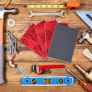 18 Pcs 320-2500 Grit Sanding Sponge, Ultra Fine Sanding Sponges Pads, Sand Block Soft Foam Wet Dry Sandpaper for Model Drywall Metal Wood Polishing