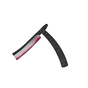 Nicky Bigs Novelties Fake Bloody Straight Razor Shaving Knife Plastic Cosplay Halloween Costume Prop