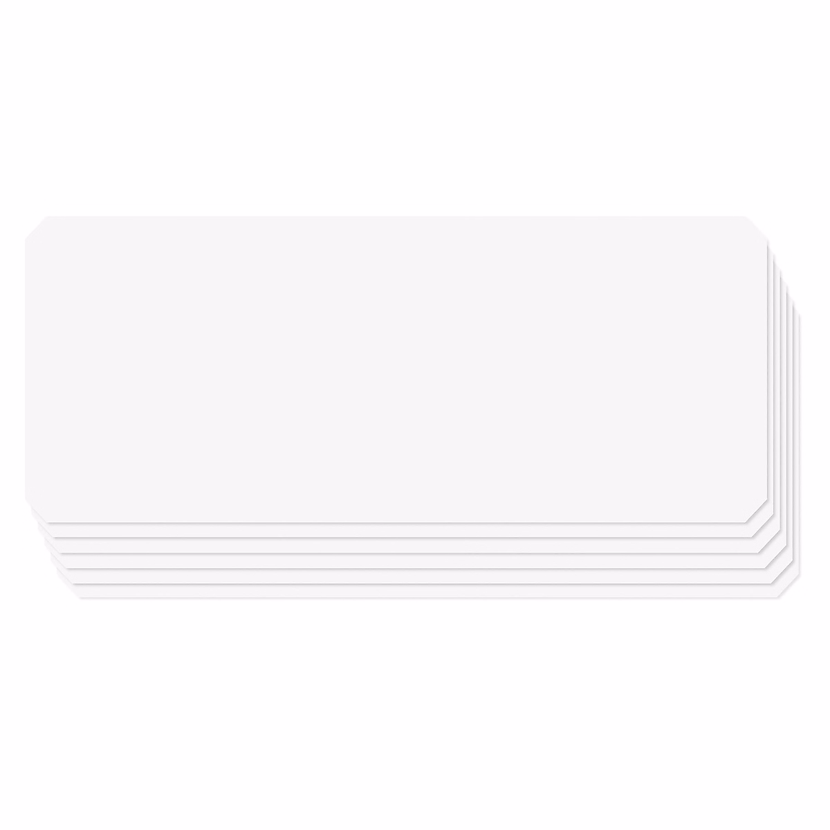 Home Storage Space HSS Shelf Liners for 18" X 48" Wire Shelf, Opaque Plastic, 6-Pack