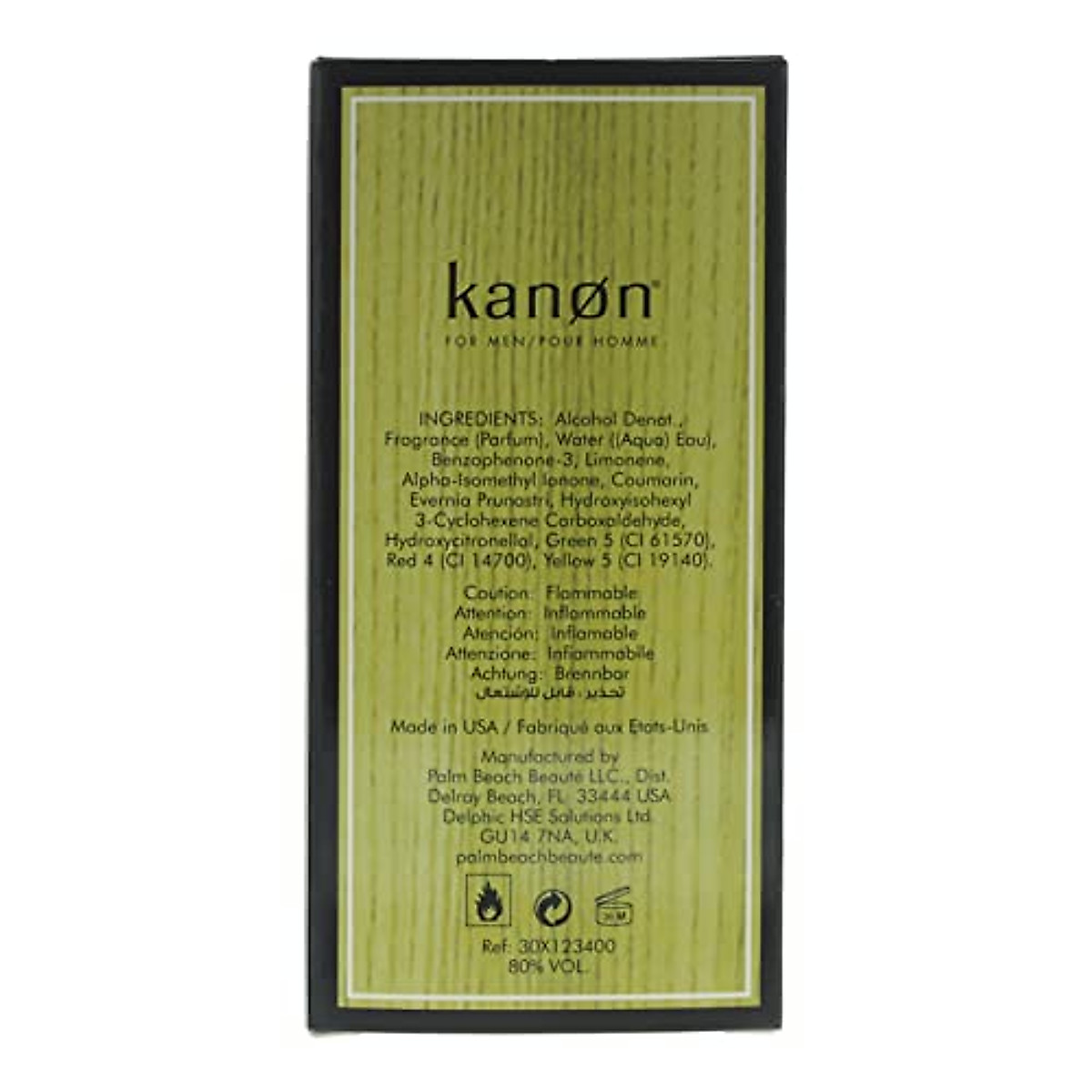 Kanon By Kanon For Men. Eau De Toilette Spray 3.4 Oz / 100 Ml