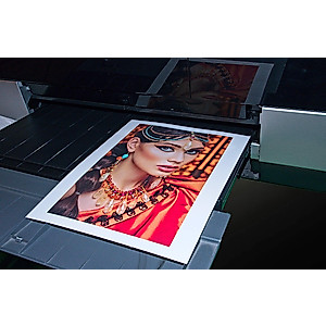 8.5x11 25 Sheets 12mil 205gsm 100% Cotton Fine Art Natural Matte Double Sided Inkjet Paper - Archival Grade Paper for Inkjet Photo Printers - OBA Free Printer Paper