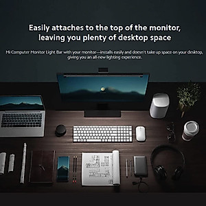 Xiaomi Mi Computer Monitor Light Bar, Screen Light Bar (270 Lumens, Adjustable Colour Temperature 2700-6500K, Colour Rendering Index RA95, No Reflective Glare, Easy Installation, Modern Design) 2022