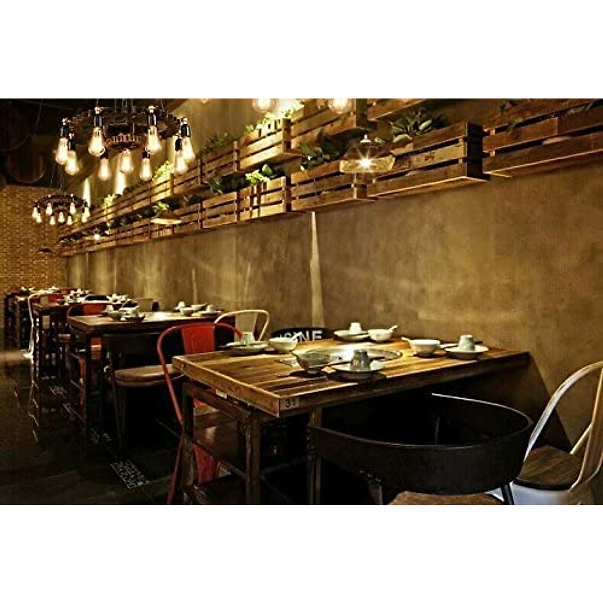 NOTOC E26 LED Light Bulb 4W,Equivalent 40W,E26 Tubular Light Bulb Non Dimmable 2700K Warm White,Antique Clear Edison Filament Bulb,Pack of 6