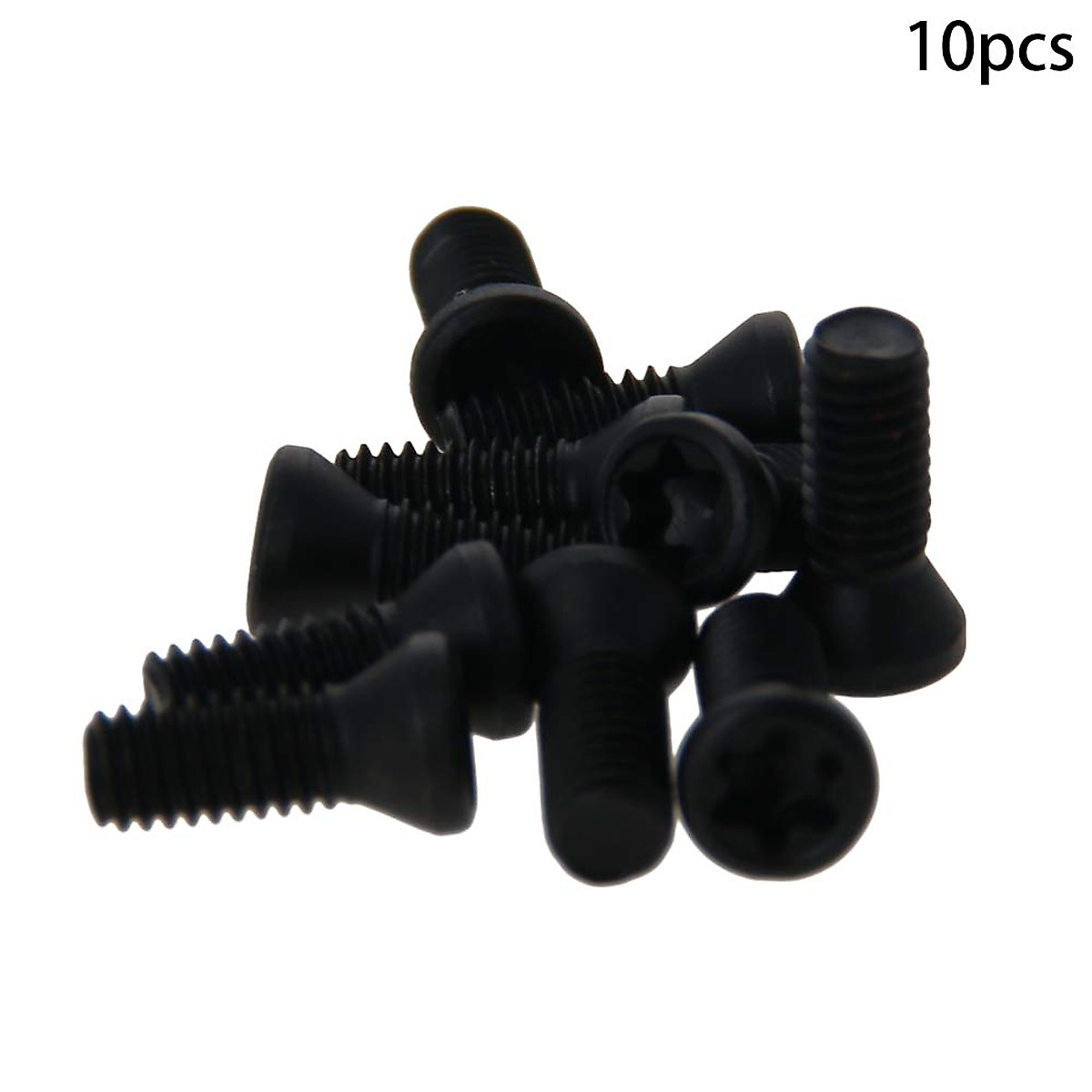 Utoolmart M3.5 x 10mm 12.9 Carbon Steel Torx Head Socket Head Cap Screws Bolt Black 10Pcs