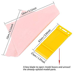Keadic 26-Pieces Professional Gundam Modeler Basic Tools Craft Set Hobby Building Tools Kit with Box for Basic Model Building