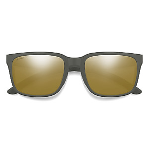 SMITH Headliner Lifestyle Sunglasses - Matte Gravy | Chromapop Polarized Bronze Mirror