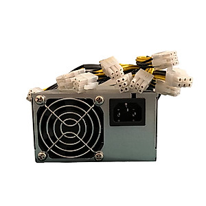 Bitmain GENUINE Antminer Power Supply APW7 PSU 1800w 110v 220v New Model for S9 or L3+ or Z9 Mini or D3 ASICs w/ 10 Connectors