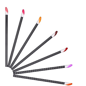 Disposable Lipstick Wands Applicators 600pcs - Disposable Lip Brushes Disposable Lip Wands ECBASKET Lipgloss Applicators Tester Wands Disposable Makeup Applicators Makeup Brushes Tool Kits Black