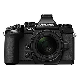 Olympus OM-D E-M1 Mirrorless Micro Four Thirds Digital Camera with ED 12-50mm f3.5-6.3 EZ Lens Kit - International Version (No Warranty)