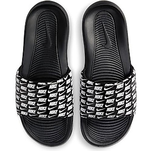 Nike Men's Victori One Slides, Black/White-black, 9