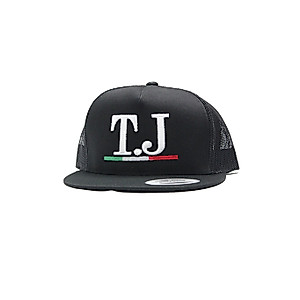 TJ Snapback Mesh Trucker Black