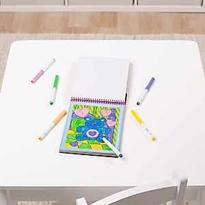 Melissa & Doug On the Go Color by Numbers Kids' Design Board - Unicorns, Ballet, Kittens, and More - Party Favors, Stocking Stuffers, Travel Toys, Coloring Books For Kids Ages 5+