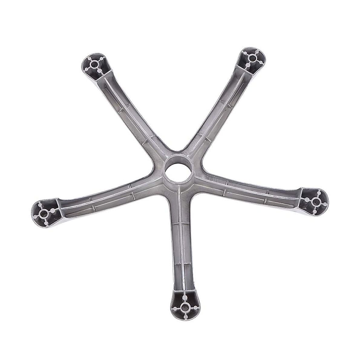 FRNIAMC Heavy-Duty Office Chair Base Replacement, Metal Stool Chair Legs Replacement Aluminum with Roller-Blade Wheels in Universal Size (Dimension: 25''