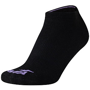 Avia Women's Athletic Socks - Lightweight Low Cut Running Socks (10 Pack), Size 9-12, All Black
