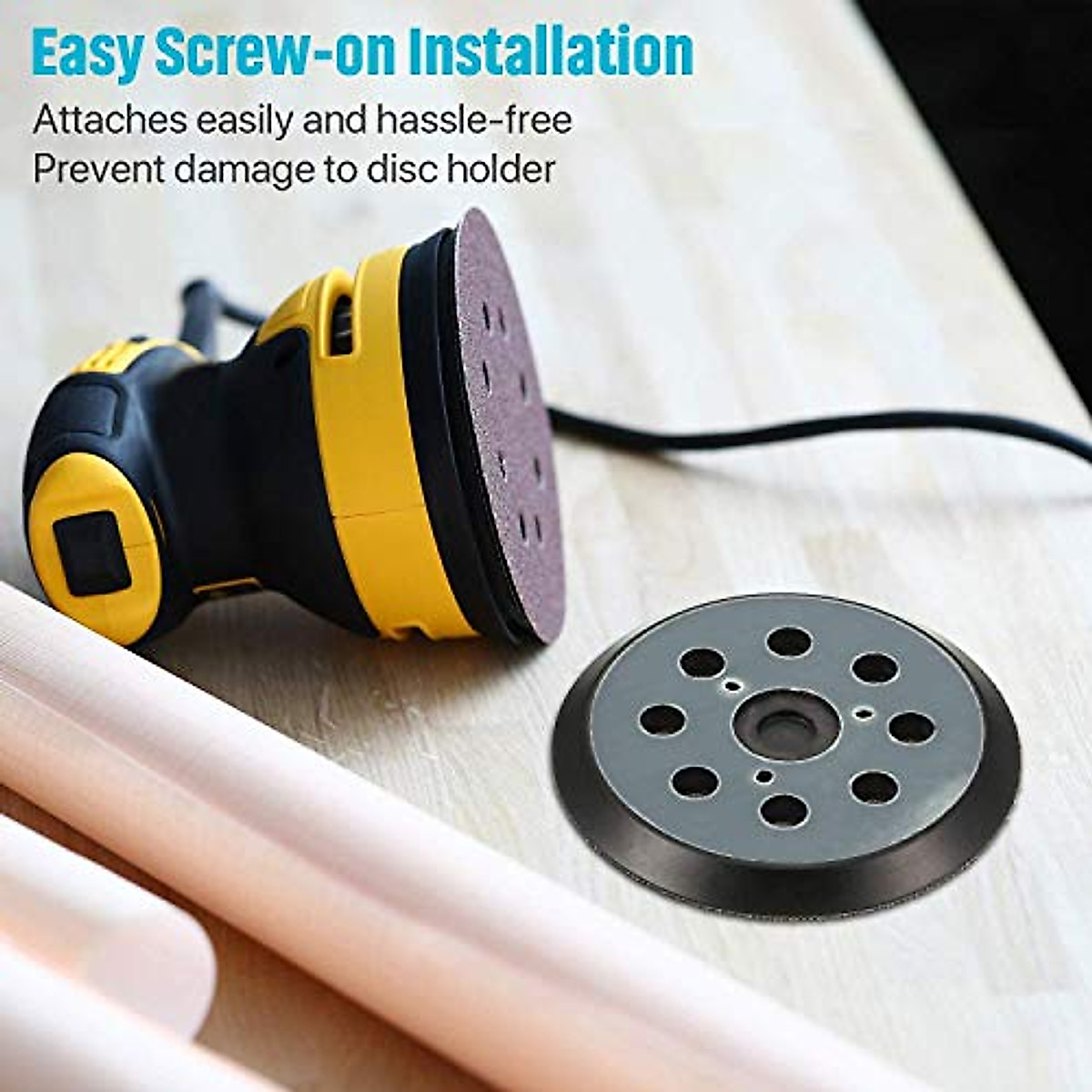 DW4388 Replacement Pad for 5-Inch Orbital Sander, Fits for DW421, DW423, D26451 and D26453