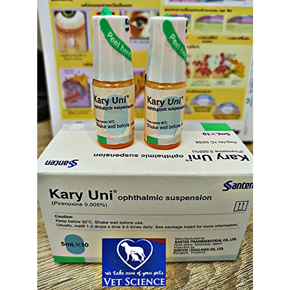 KARRYUNI X2 Pcs 10 ML, Best Pet Eye Drops Cataracts & People Exact Result, Safe & Gentle Formula, Promotes Eye Clarity & Dryness Eye in PPL Pets & All Animals Dogs, Cats Pet Care Eye Ointment Drops