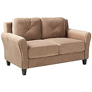 LifeStyle Solutions Loveseat Sofa, Brown