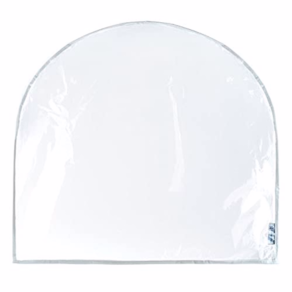 HANGERWORLD Shoulder Covers with Gusset 24" x 21.5" Large Clear Plastic Clothes Protector (5 Pack)