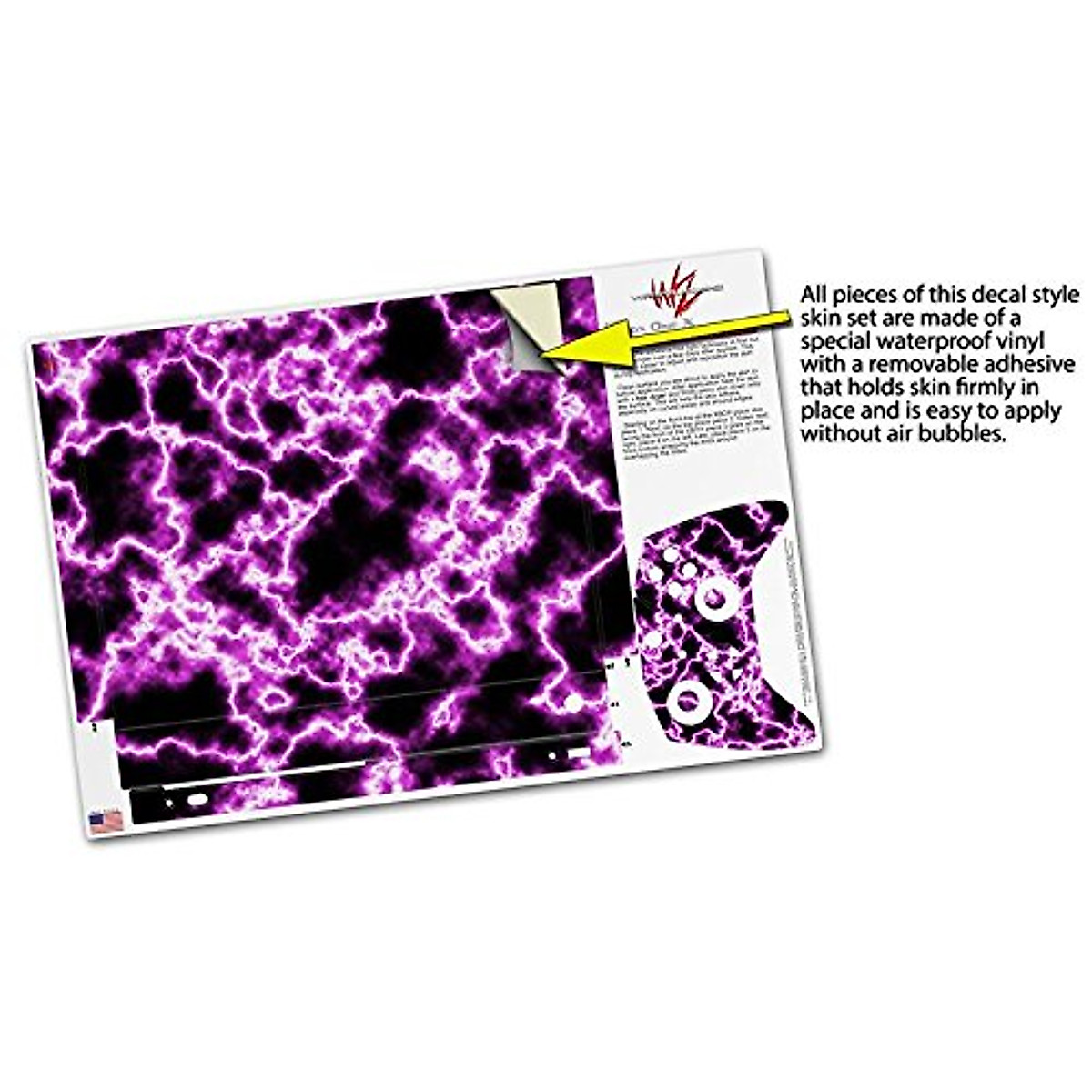 WraptorSkinz Decal Vinyl Skin Wrap Compatible with Xbox One X Console and Controller - Electrify Hot Pink