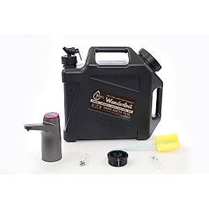 Portable 3 Gallon Water Tank with USB Rechargeable Water Pump Faucet, Food Grade Materials, Great for Camping, Overlanding, Sports, Emergencies, Sports, and More