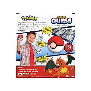Pokemon Trainer Guess - Kanto Edition Toy, I Will Guess It! Electronic Voice Recognition Guessing Brain Game Pokemon Go Digital Travel Board/ Toys