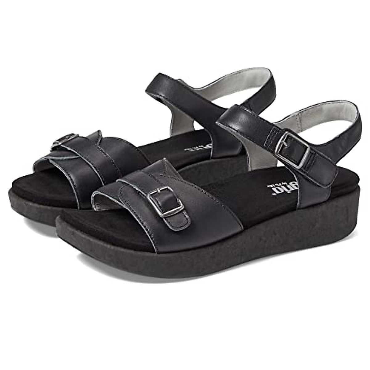 Alegria Women's Maryn Coal Platform Wedge Sandal 8-8.5 M US