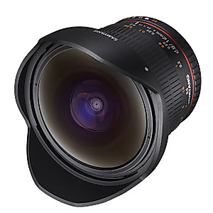 Samyang 12mm F2.8 Ultra Wide Fisheye Lens for Nikon DSLR Cameras - Full Frame Compatible