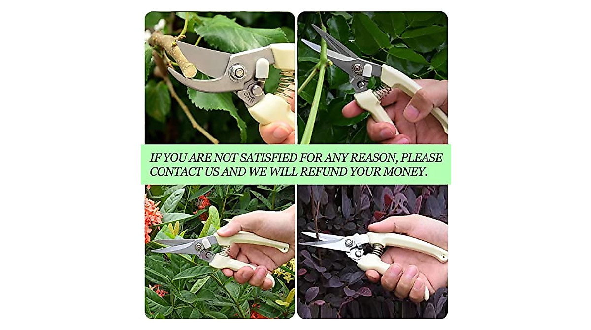 Premium Gardening Pruning Shears - Rust-Resistant SK-5 Steel | MEPEREZ
