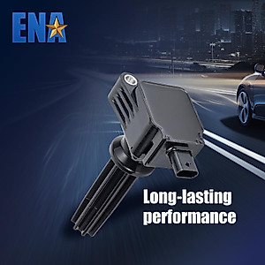 ENA Ignition Coil Packs 2.0L L4 Compatible with Ford Lincoln Focus Escape Fusion Edge MKC MKZ 2.0 2012 2013 2014 2015 2016 2017 2018 2019 Coils for C1816 UF670 DG546 CM5Z12029A 6736203 Set of 4