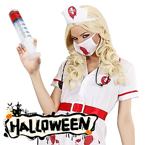 3pcs 350ml Syringes with Needle 14G 1.5”, Extra Large Plastic Syringes for Glue Dispensing, Scientific Labs, Watering, Refilling, Multiple Uses