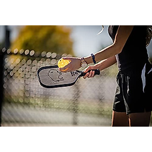 Bison Paddles: Carbon Fiber Pickleball Paddle - Raw Toray T700 Surface Provides Maximum Ball Spin | Elongated or Widened Pickleball Racket Shapes Available - Neoprene Cover Included