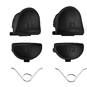 Hallwayee Replacement Analogue Analog Sticks Thumbstick L1 R1 L2 R2 Trigger Buttons & Spring for PS5, PS5 Accessoires