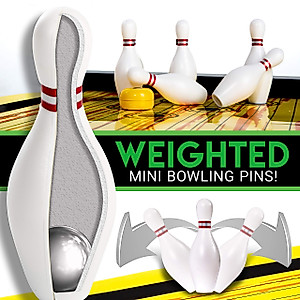 Franklin Sports Shuffleboard Table Game Mats – Tabletop Shuffleboard Mats and Pushers – Indoor Shuffleboard and Curling Games - Football Shuffleboard