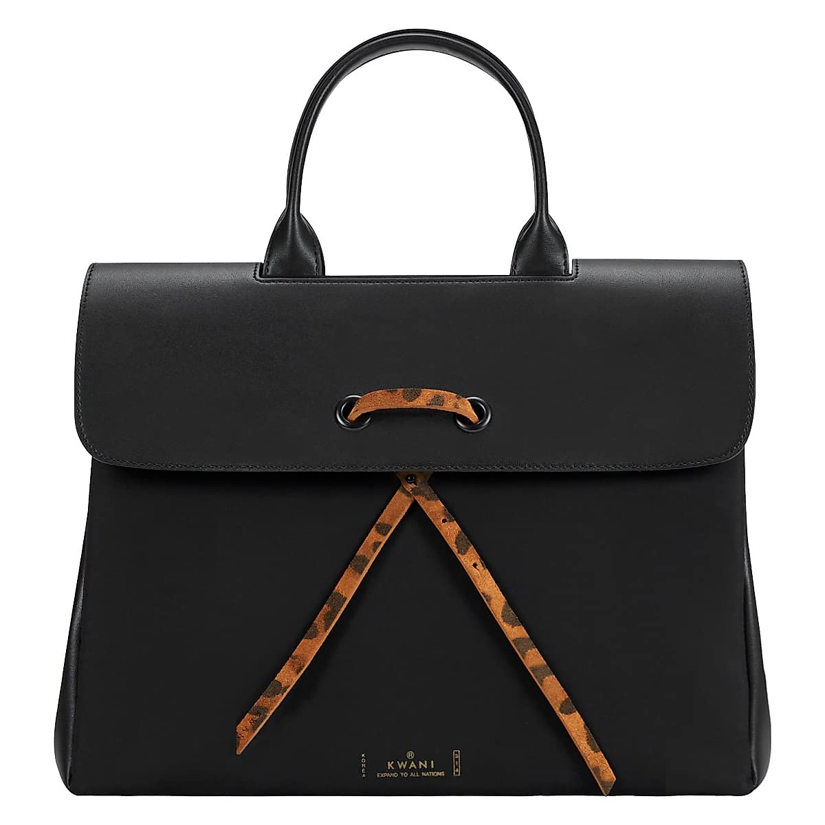 KWANI Sally Tie Bag Accessory Ladies Women's Tote Bag for Daily Bags (Leopard)