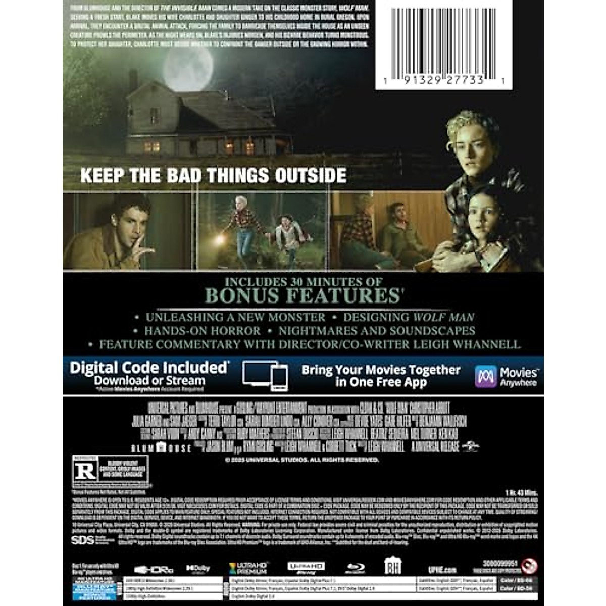 Wolf Man (2025) - Limited Edition Steelbook 4K Ultra HD + Blu-ray + Digital