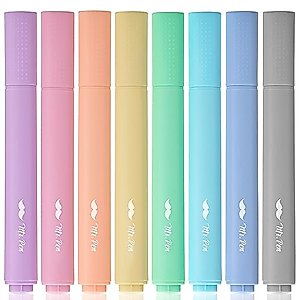 Mr. Pen- Highlighters, 8 Pack, Macaron Colors, Highlighters Assorted Colors, Highlighter Set, Pastel Highlighters, Highlighter Pens, Colored Highlighters, Book Highlighters Pastel Highlighter Set