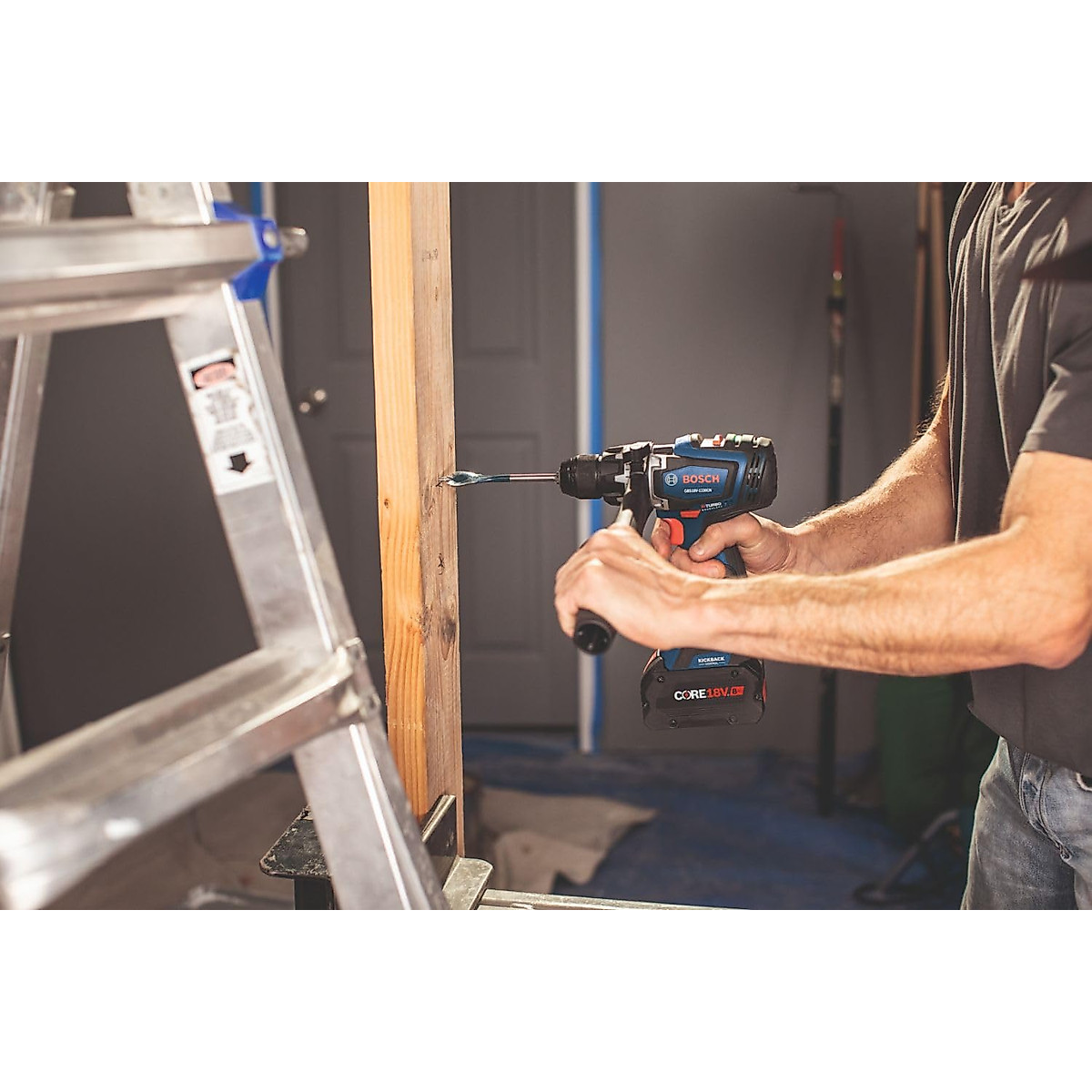 BOSCH GSB18V-1330CN PROFACTOR™ 18V Connected-Ready 1/2 In. Hammer Drill/Driver (Bare Tool)