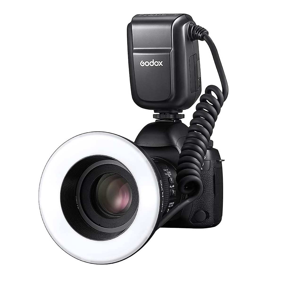 Godox MF-R76 Macro Ring Flash 5000K Ring LED Light Speedlite Flash Light for Canon Nikon Sony and Other DSLR Cameras