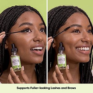 Organic Castor Oil Eyelash Serum By Sky Organics (1oz x 2 Pack) Cold-Pressed, 100% Pure Castor Oil - Dry Skin, Hair Growth, Eyelashes & Eyebrows growth- Caster Oil Lash Enhancer with Mascara Brushes