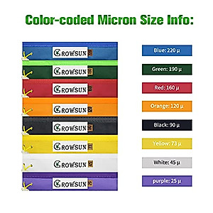 Growsun 5 gallon 8-bag Herbal Ice Bubble Hash Bag Essence Extractor Kit, Free Carrying Bag & Pressing Screen Included