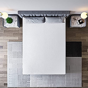 Sleepmax 3 Inch Gel Memory Foam Mattress Topper King - Medium Soft Enhance Comfort - Pressure Relief Memory Foam Mattress Pad, High Density Bed Topper with Zippered Cover