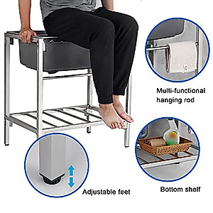 Free Standing Stainless Steel Single Bowl Utility Sink Commercial Restaurant Kitchen Sink with Faucet Indoor Outdoor Wash Basin