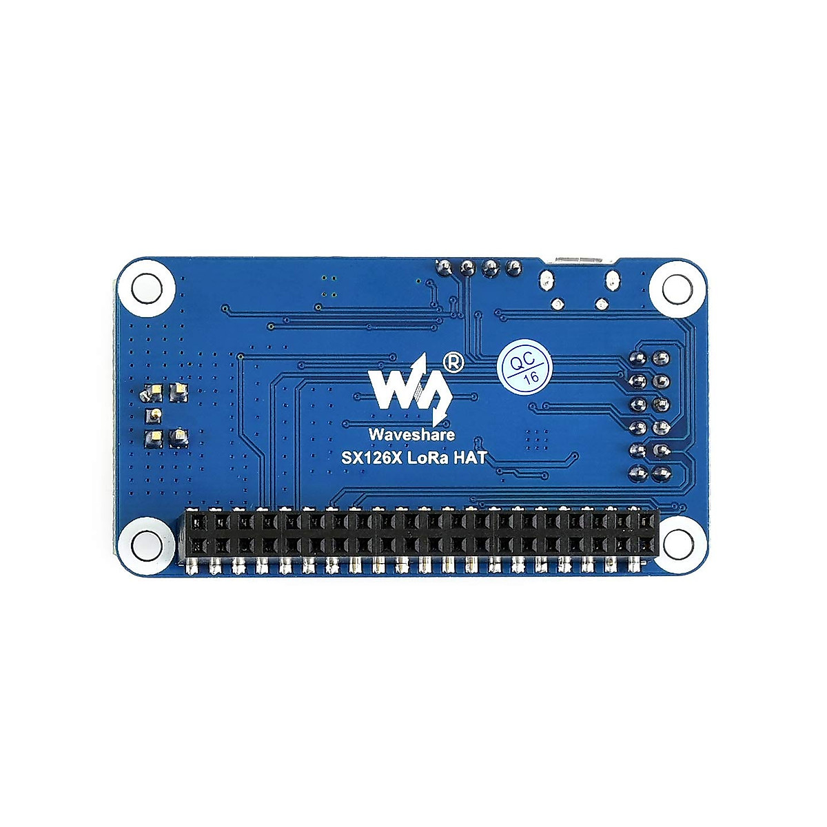 SX1262 LoRa HAT for Raspberry Pi Series Boards 915MHz Frequency Band,Support Data Transmission up to 5km,Wake on Radio,Wireless Config, Carrier Sensing, Communication Key