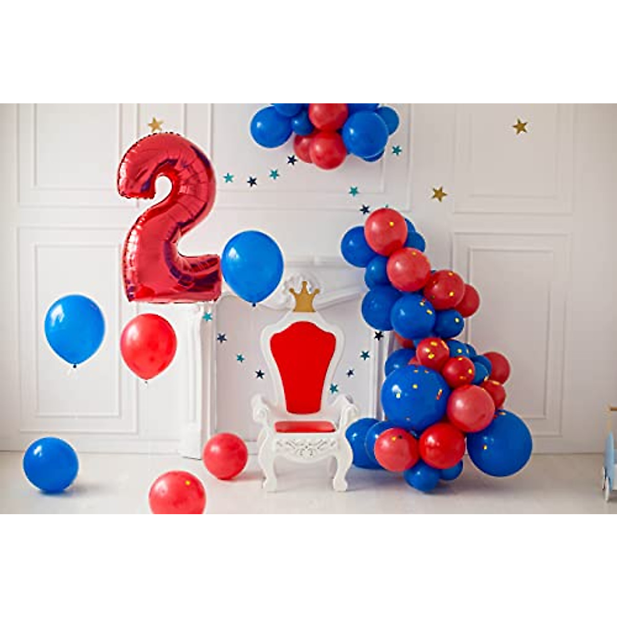 Treasures Gifted Mini Red Balloons - 5 Inch Red Balloons - Dark Red Balloons - Ruby Red Balloons - Red Latex Balloons - Bright Red Balloons - Small Red Balloons 100 Pack