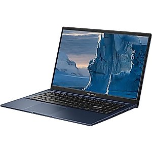 asus Vivobook 15.6/ FHD Laptop, 6-core Intel Core i3-1215U(up to 4.4GHz), 16GB RAM, 1TB PCIE SSD, HDMI, Webcam, USB-A&C, Windows 11+ GM Accessory, Quiet Blue
