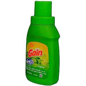 Gain Liquid Laundry Detergent, Original Scent, Travel Size 10 OZ. (4 Pack)