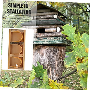 Pigeon Supplies Bird Cage Birds House Door Pigeon Cage Door Racing Pigeons Cage Supplies Pigeon Entrance Door Bird Racing Door Bird Door Dove Entrance Door Pigeon Door Wood BESPORTBLE